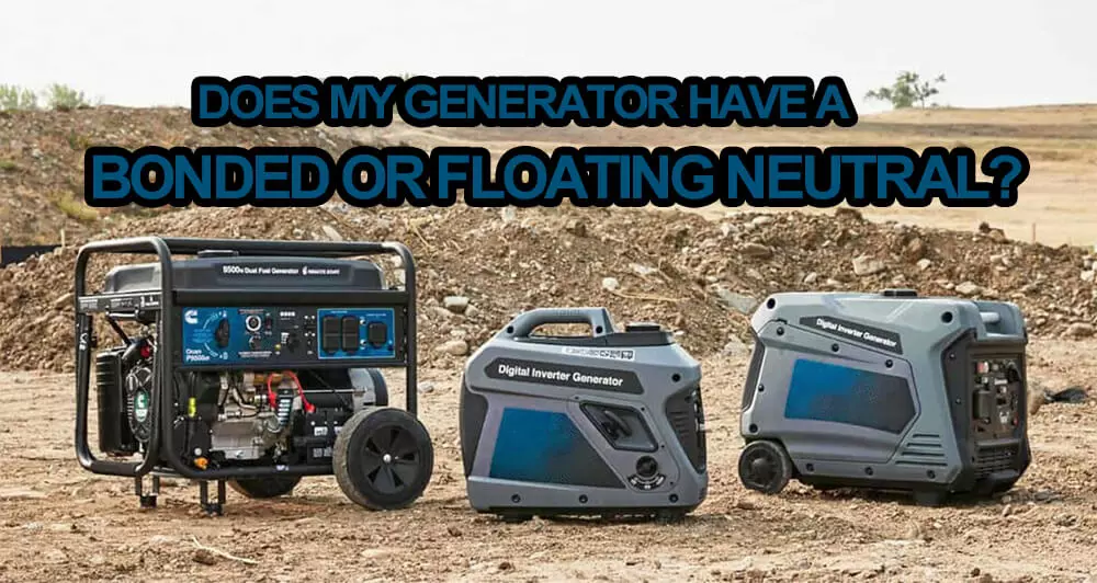 does my generator have a bonded or floating neutral? - BISON machinery